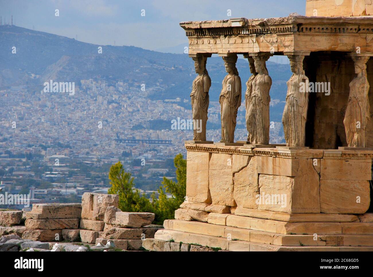 Scene at the Acropolis of Athens in Greece Stock Photo - Alamy