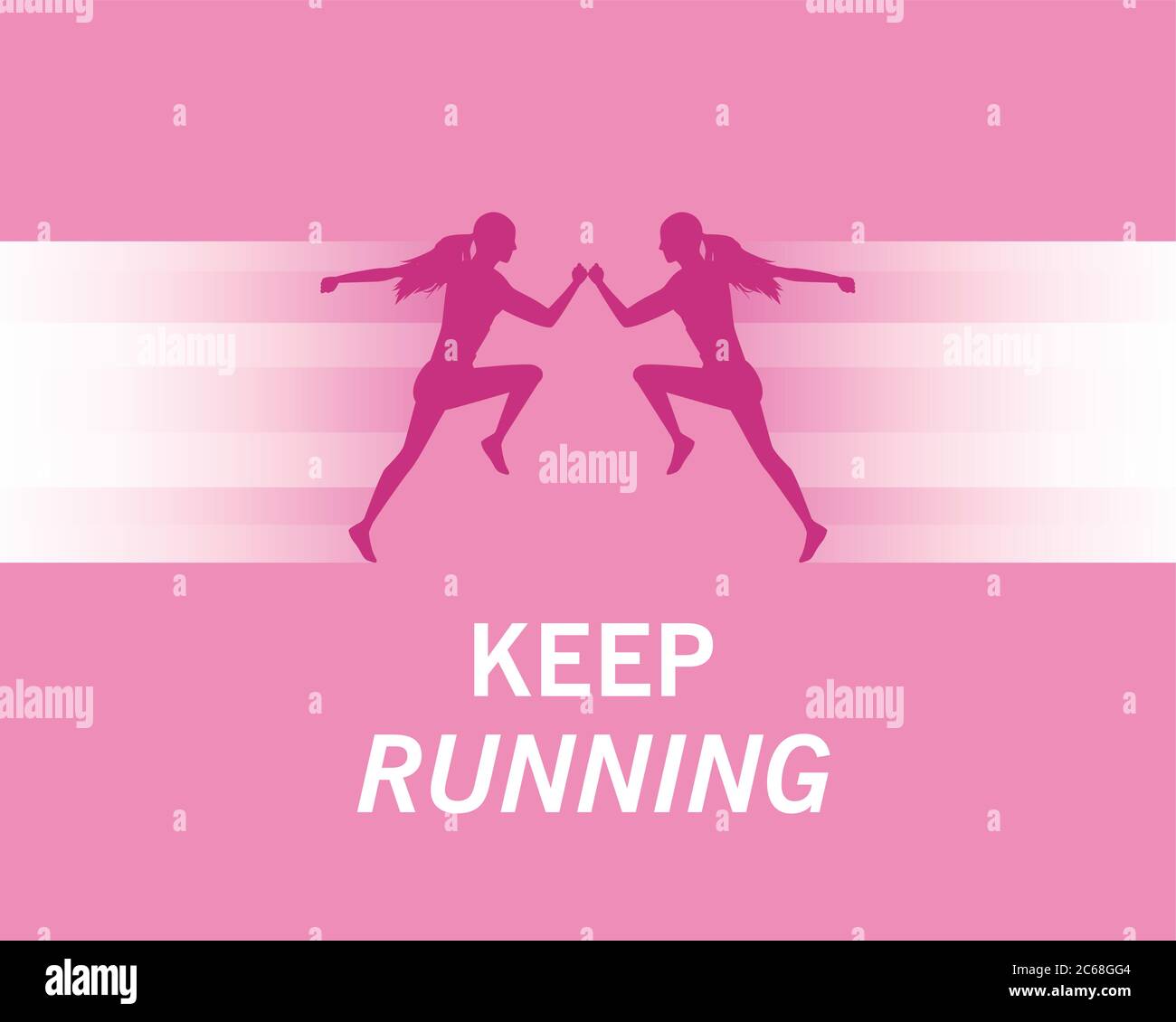 Female track athletes competition Stock Vector Images - Alamy