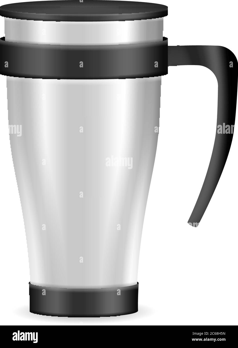 Travel mug on a white background. Vector illustration Stock Vector ...