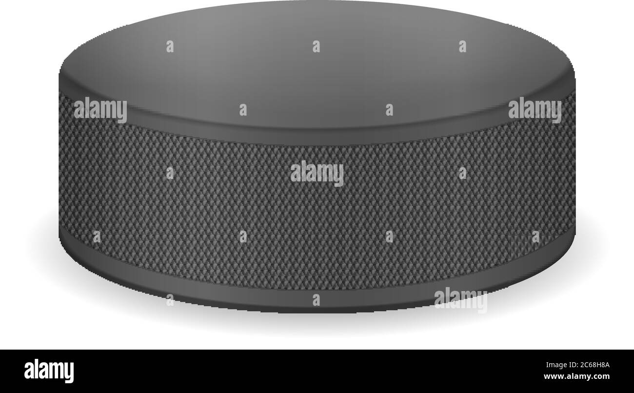 Hockey puck on a white background. Vector illustration Stock Vector ...