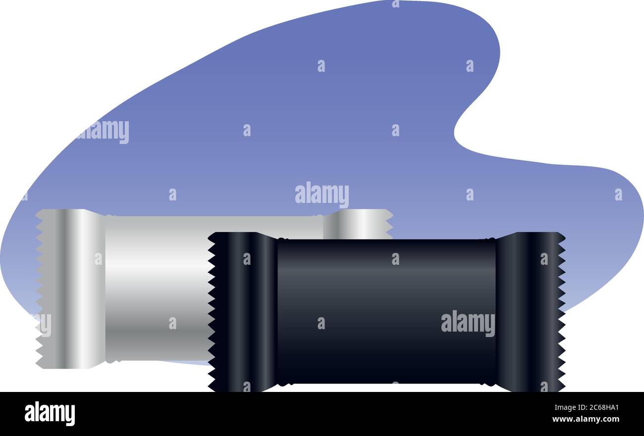 sachets packings products isolated icons vector illustration design ...