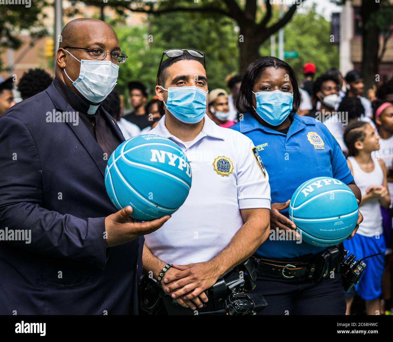 Memorial for High School Basketball star Brandon Hendricks who was ...