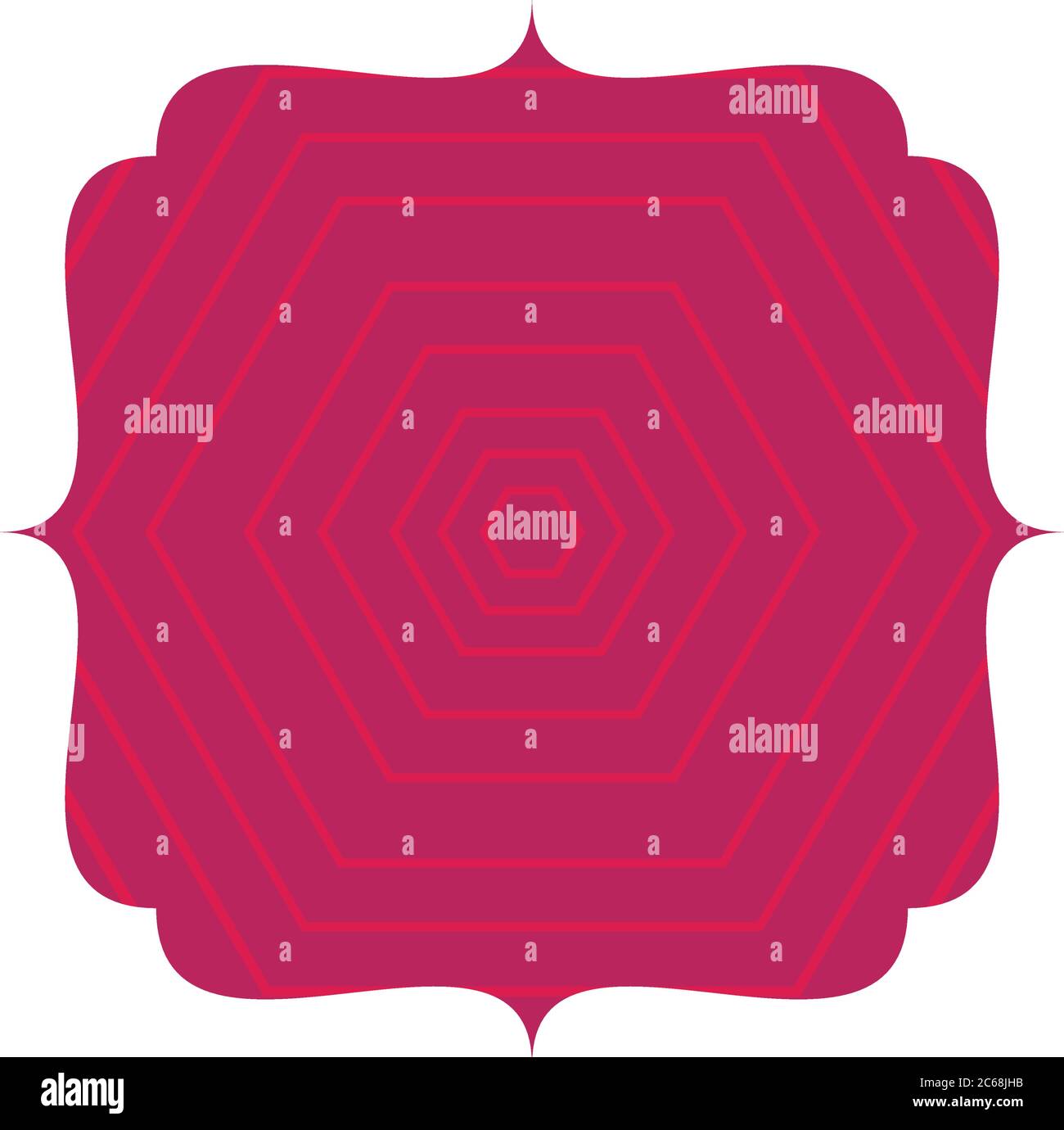 elegant red color frame icon vector illustration design Stock Vector ...