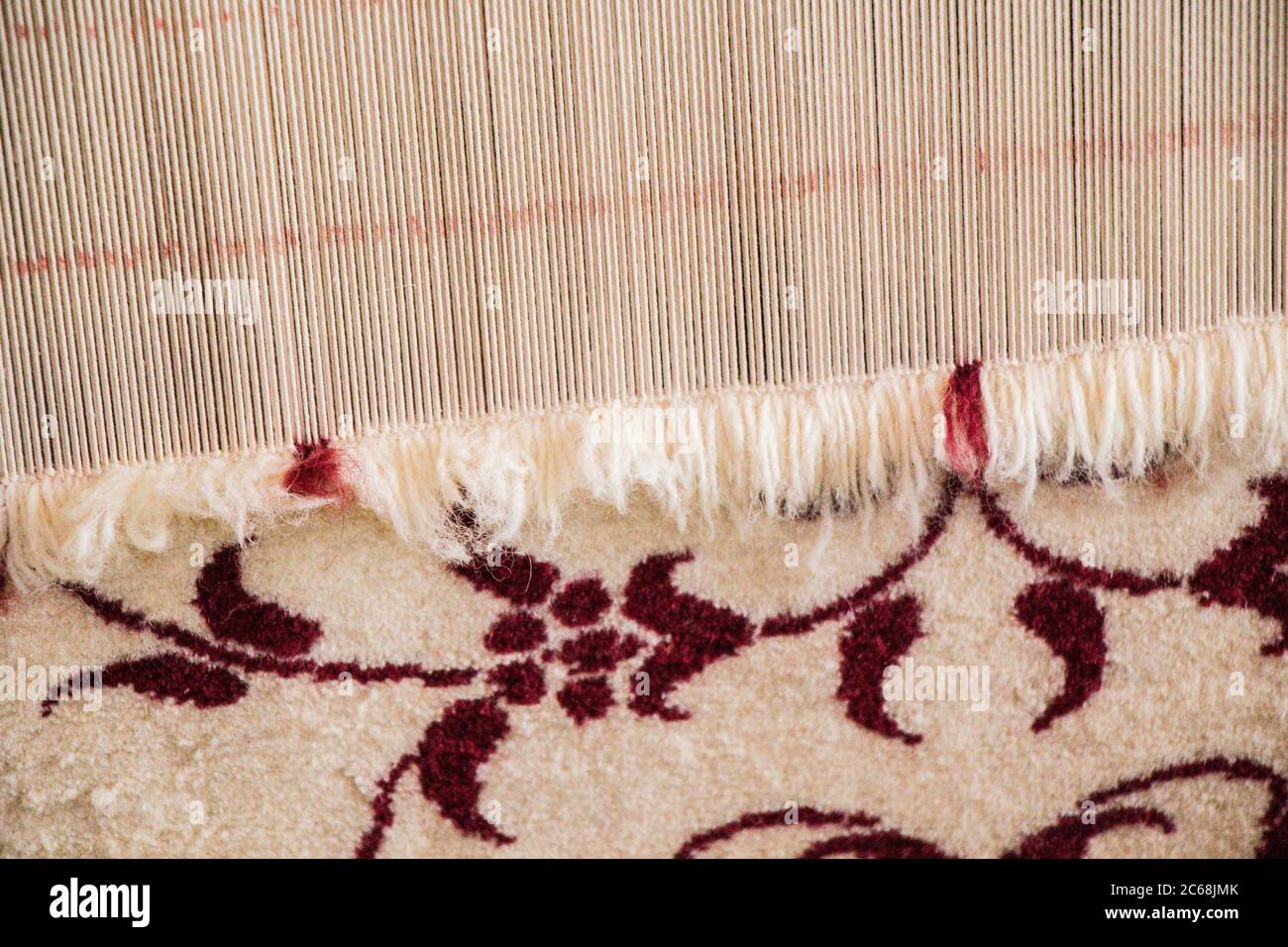 Traditional Turkish hand made carpet and rugs Stock Photo - Alamy