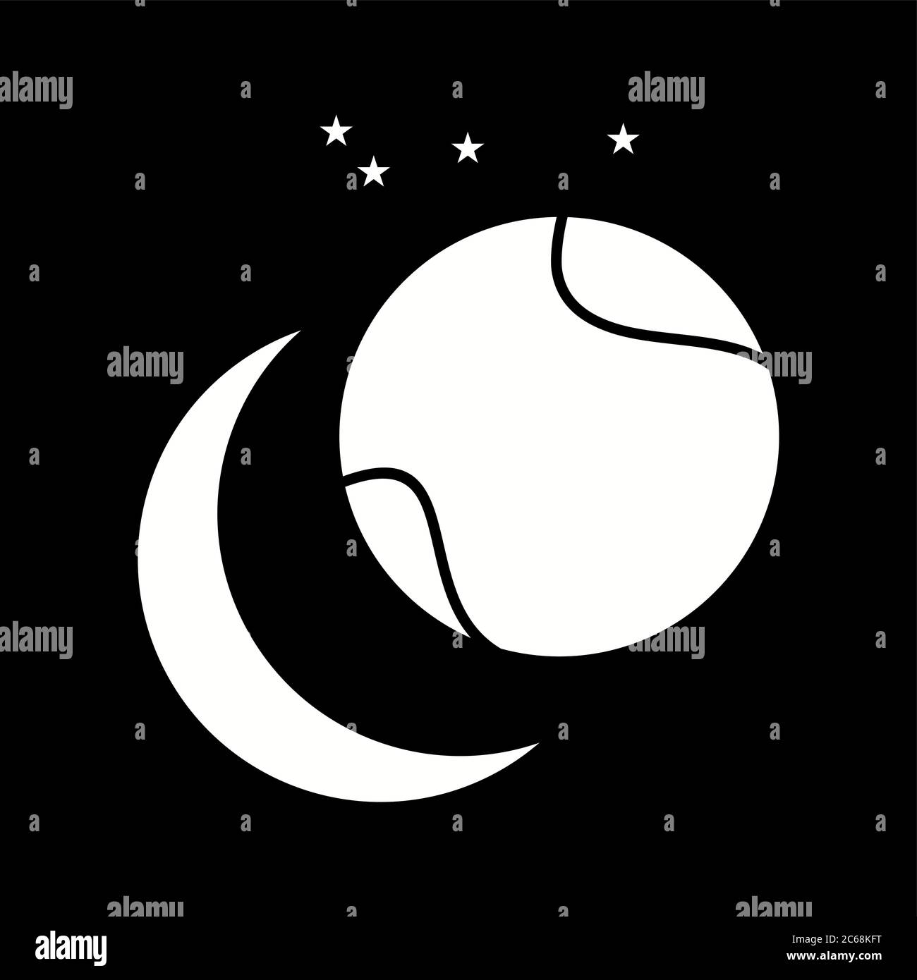 Unique Star orbiting Earth Vector Glyph Icon Stock Vector Image & Art ...