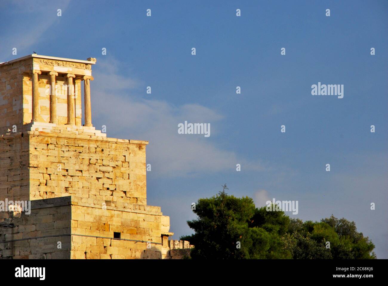 Temple in The Acropolis of Athens, Greece Stock Photo - Alamy