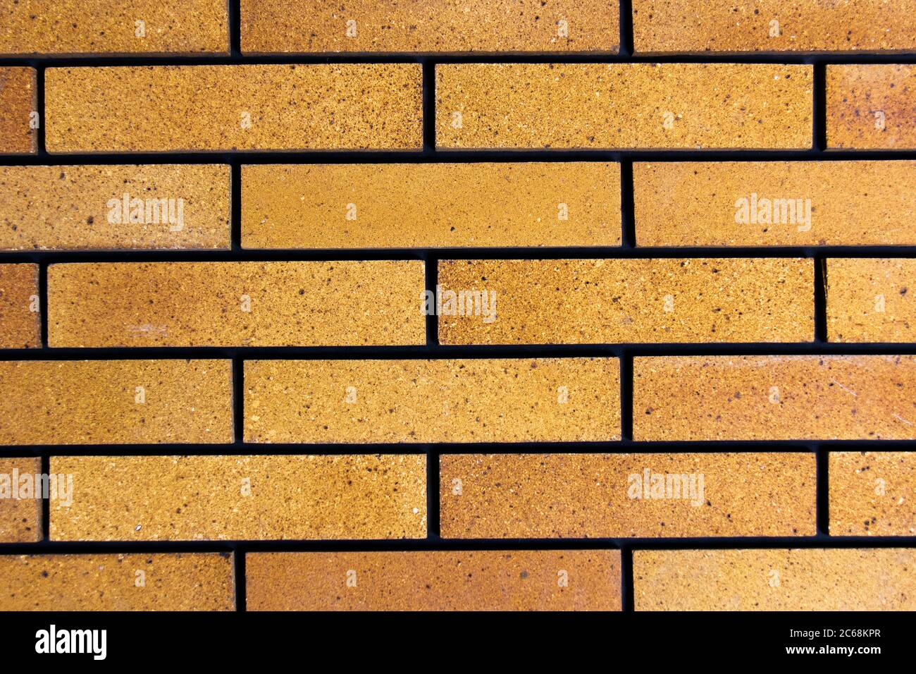 Arrange the bricks side by side - on a wall. The front of the brick ...