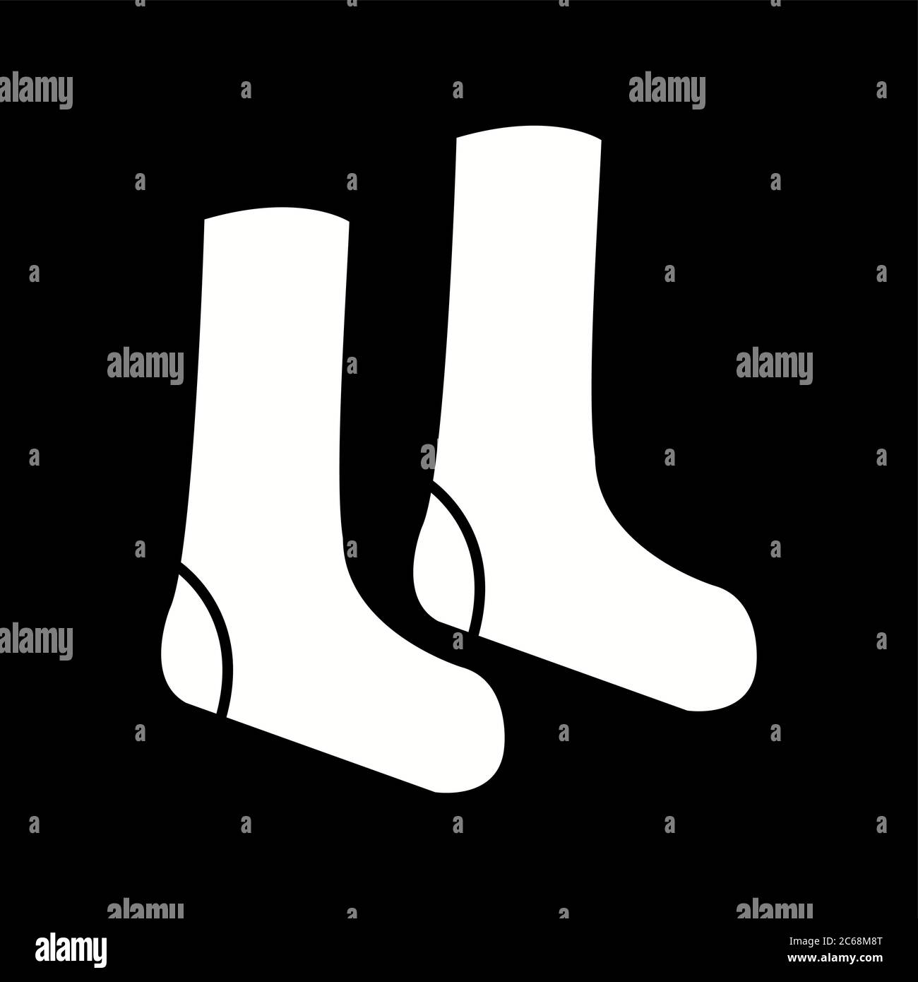 Toe socks Stock Vector Images - Alamy
