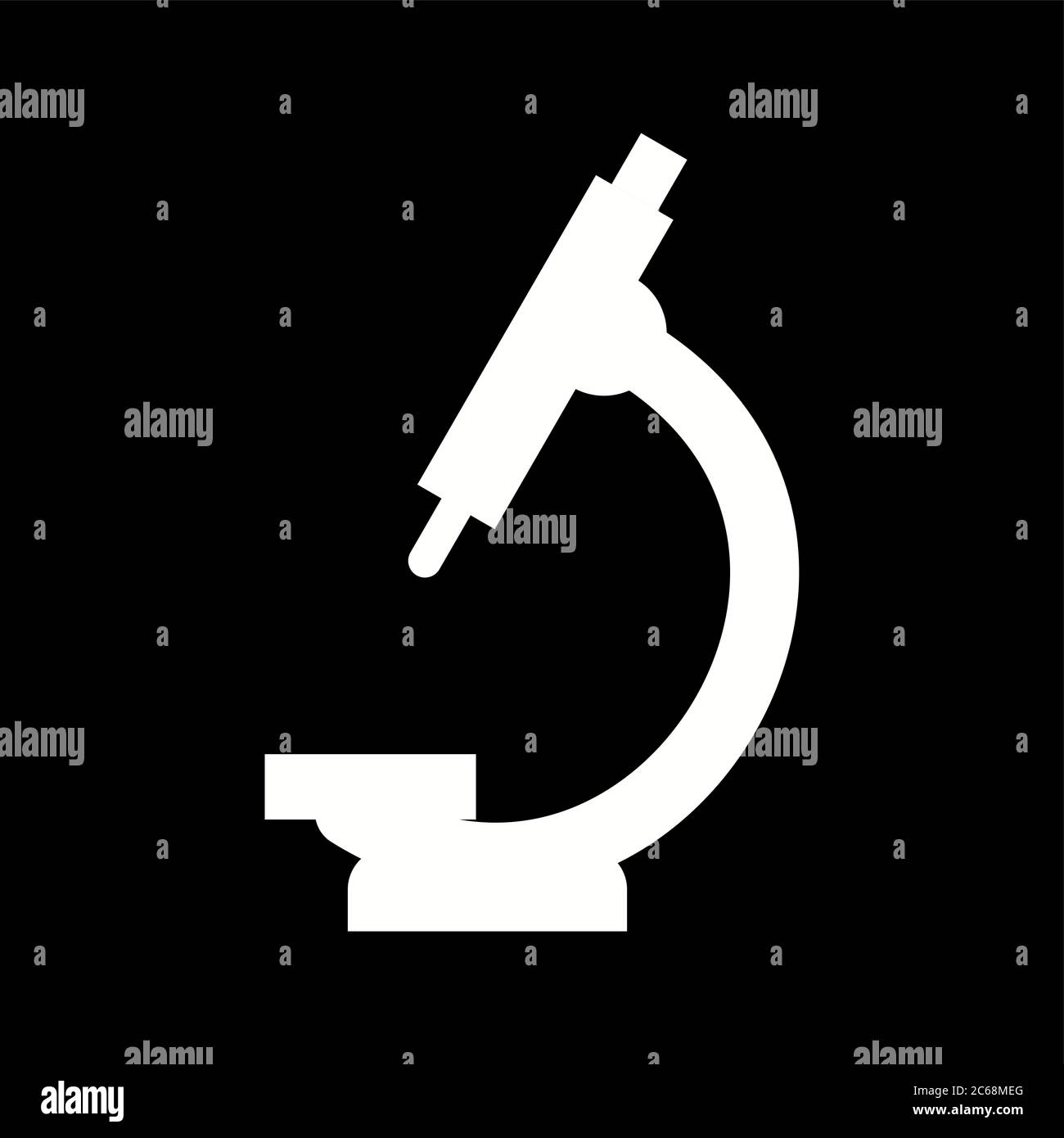 Compound microscope isolated Stock Vector Images - Alamy