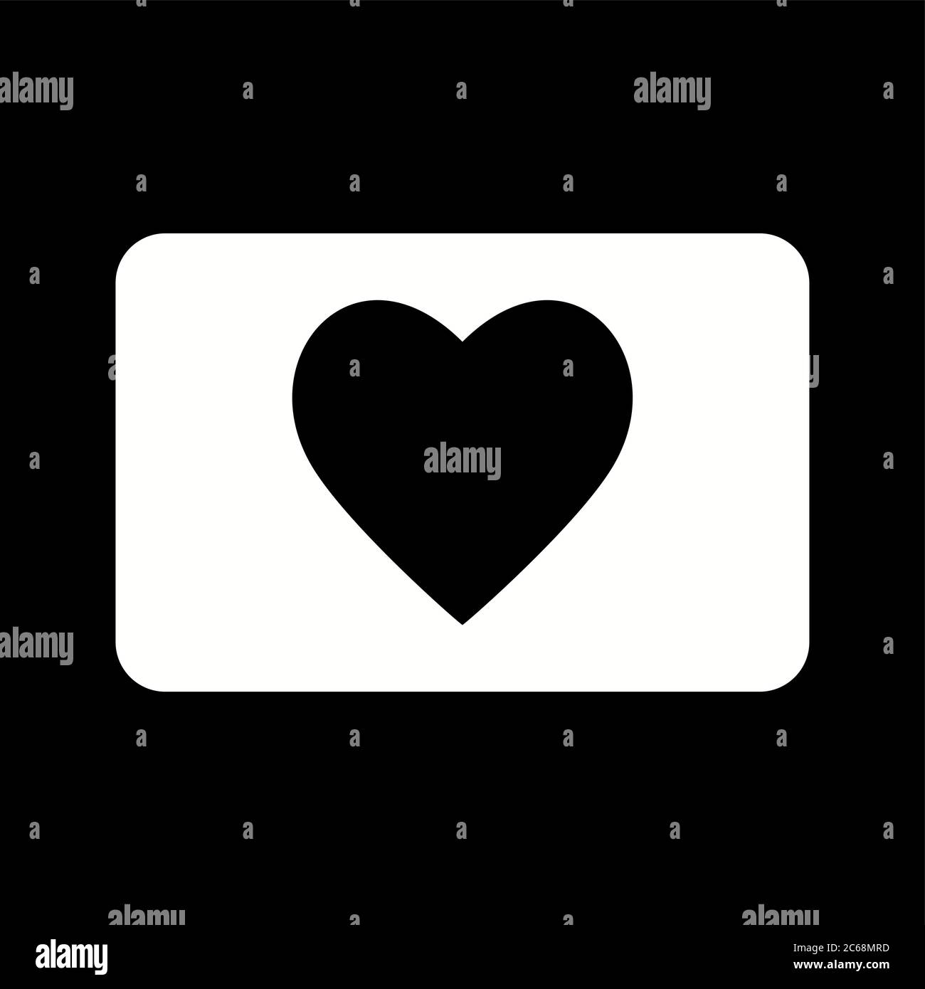 Unique Heart Vector Glyph Icon Stock Vector Image & Art - Alamy