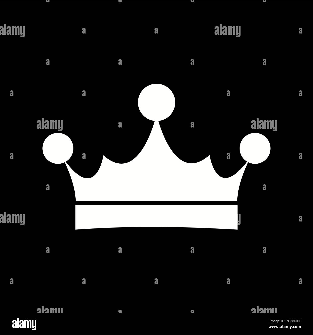 Unique King Crown Vector Glyph Icon Stock Vector Image & Art - Alamy