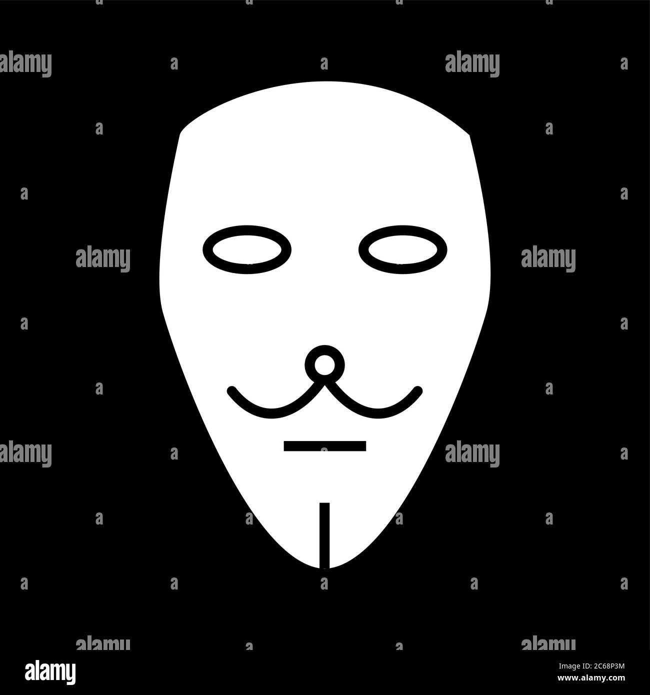 Iconic masks Stock Vector Images - Alamy
