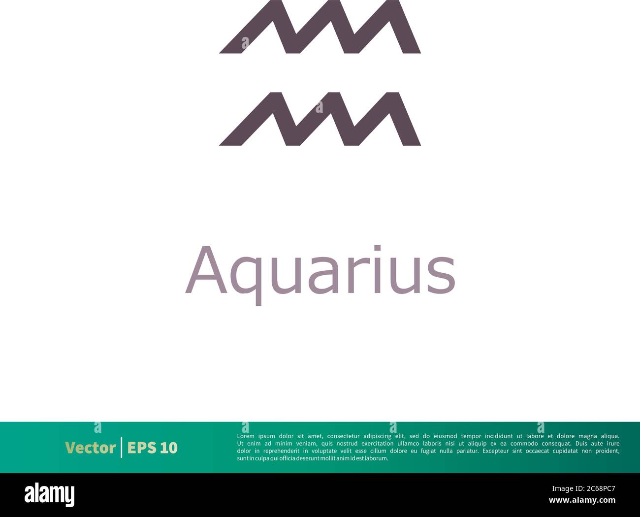 Aquarius symbol Stock Vector Images - Alamy