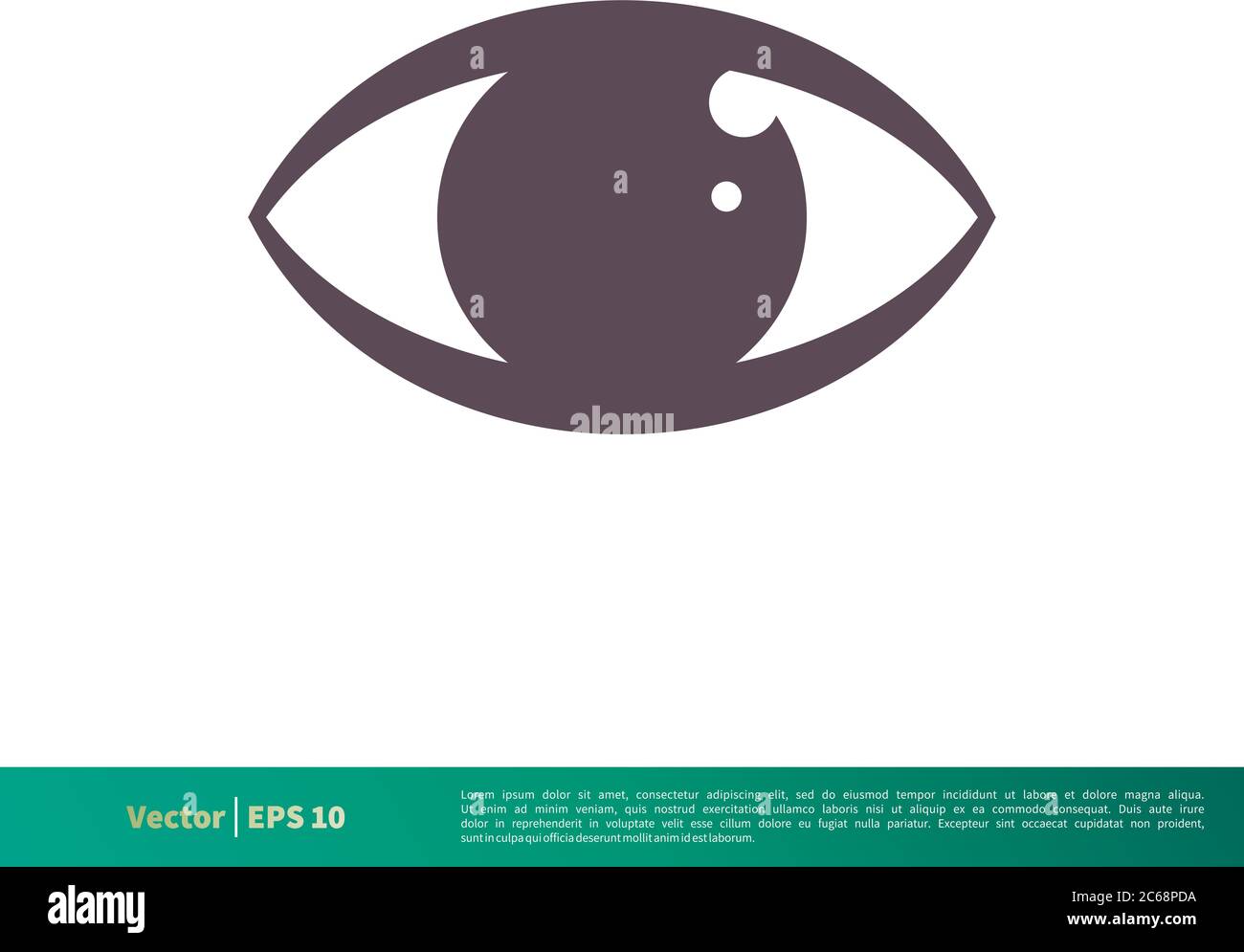 Eye Icon Vector Logo Template Illustration Design. Editable Vector EPS ...