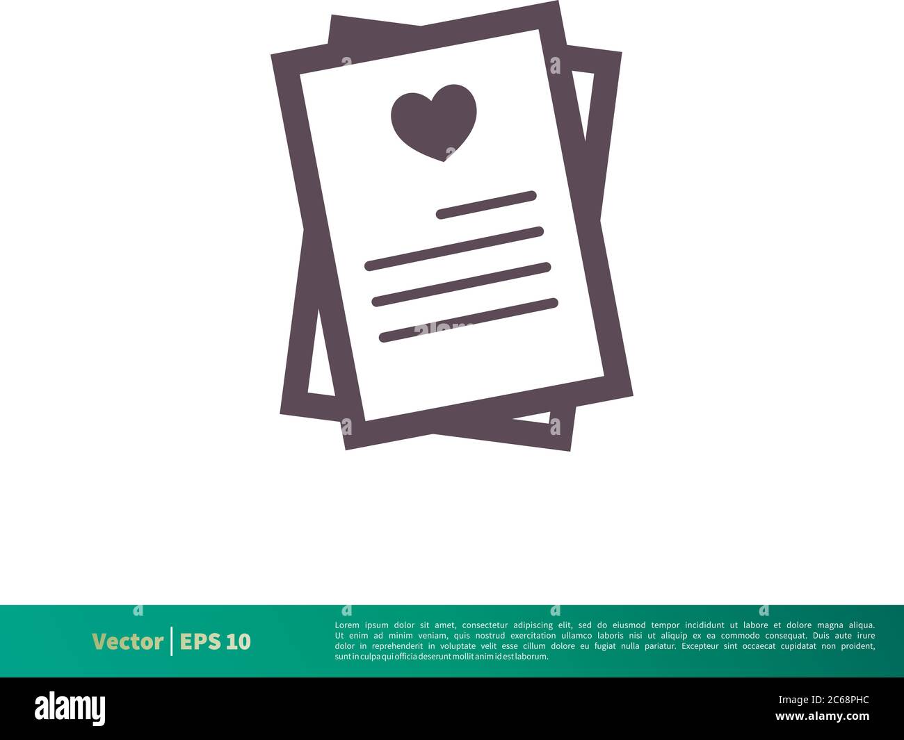 Greeting card icon logo Stock Vector Images - Alamy