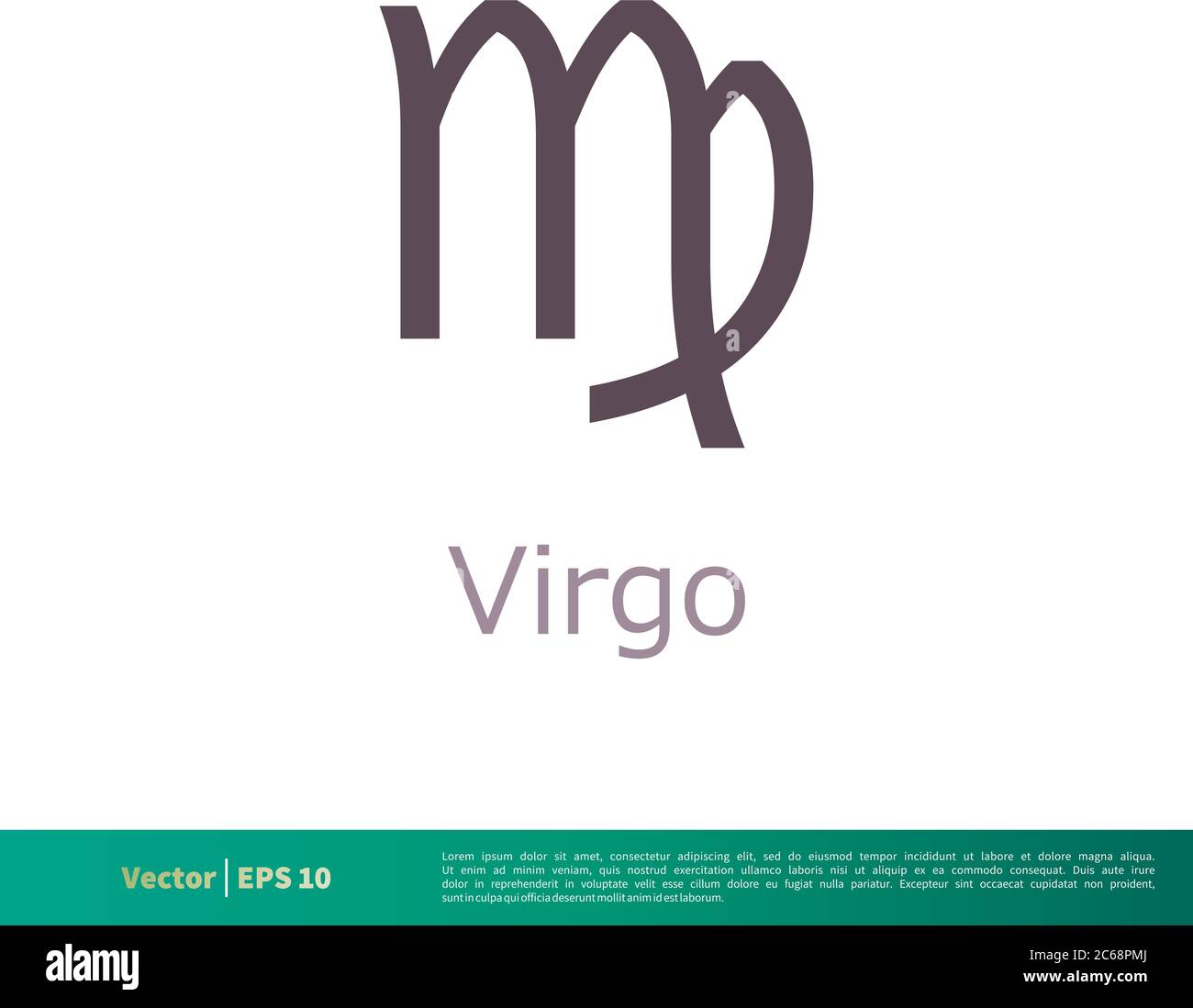 Virgo logo hi-res stock photography and images - Alamy