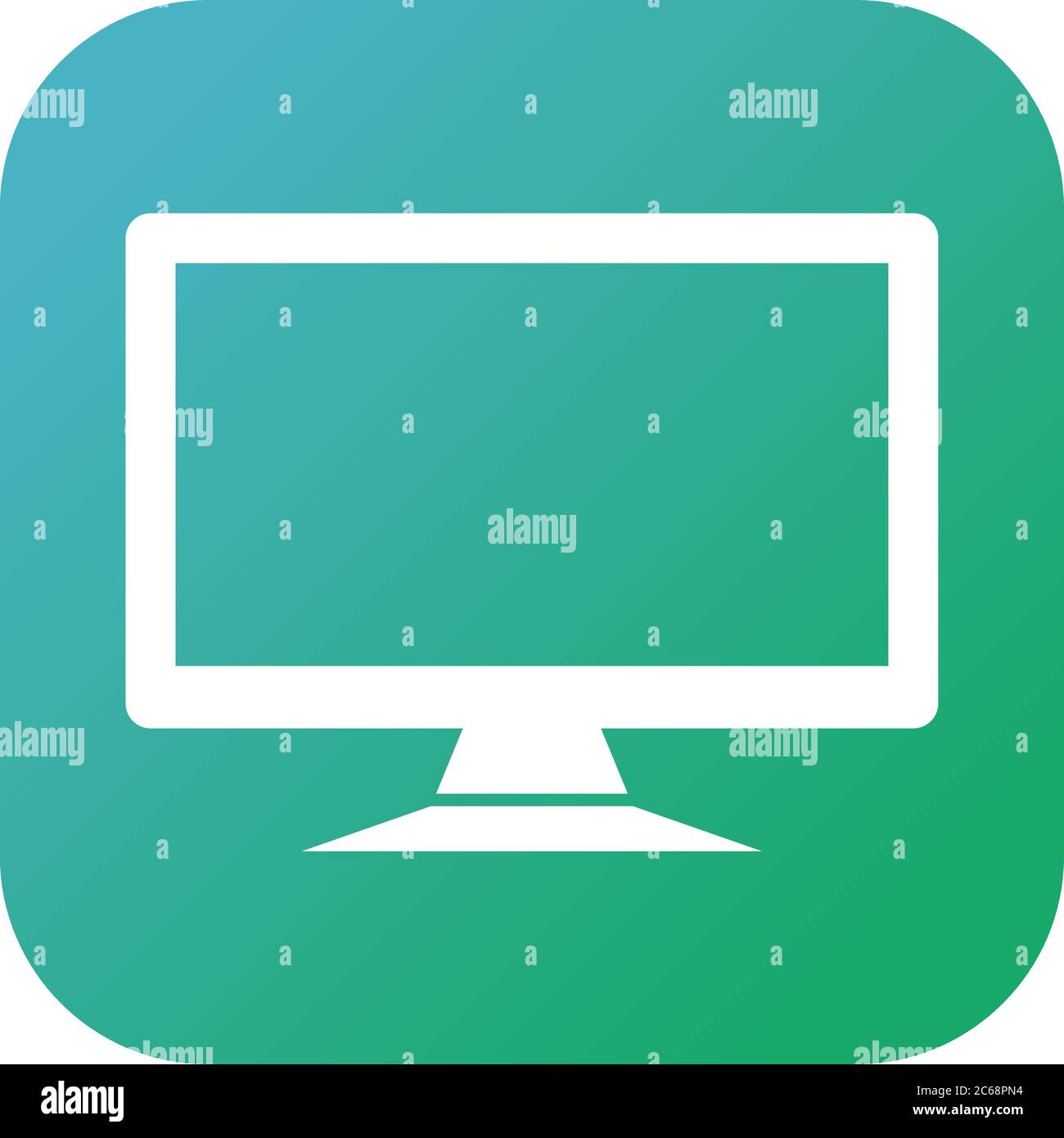Unique LCD Glyph Vector Icon Stock Vector Image & Art - Alamy