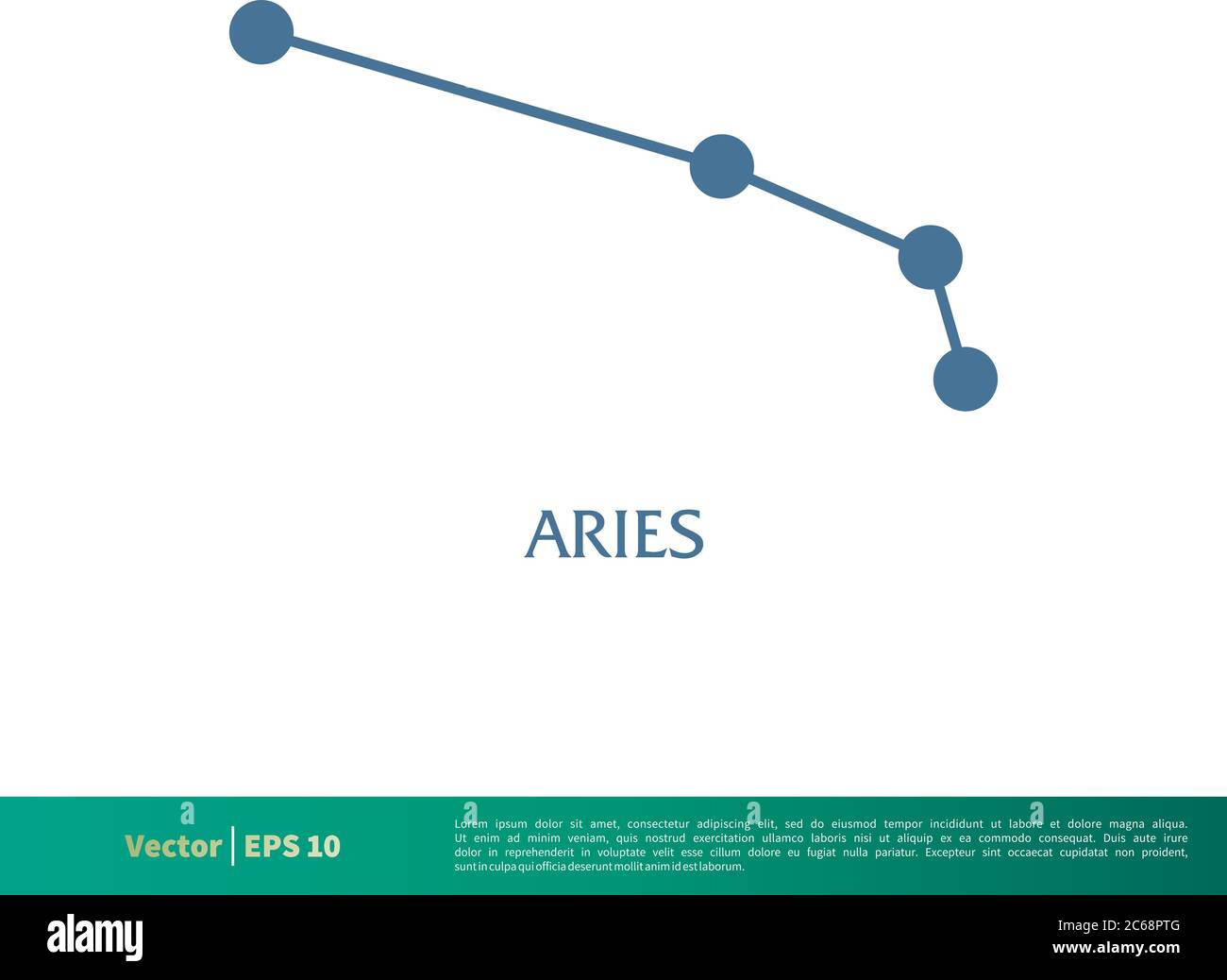 Aries - Constellation Star Icon Vector Logo Template Illustration ...