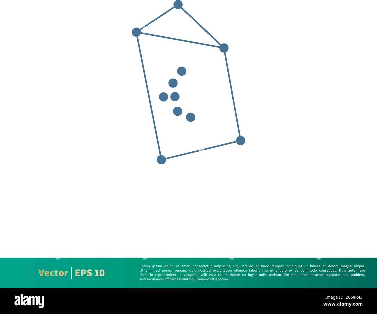 Orion - Constellation Star Icon Vector Logo Template Illustration ...