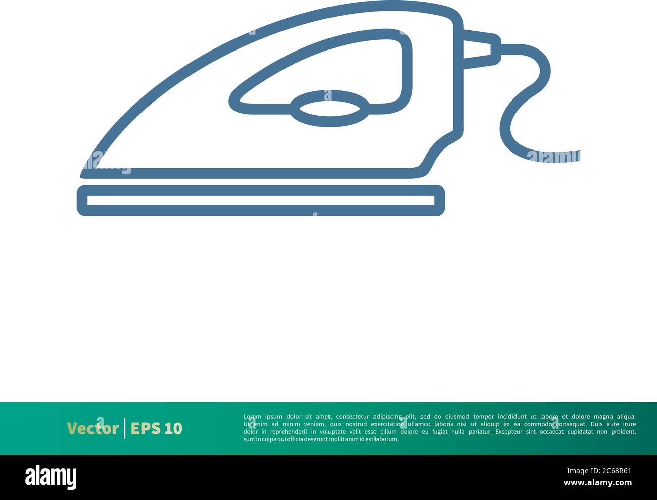 Ironing, Laundry Icon Vector Logo Template Illustration Design ...