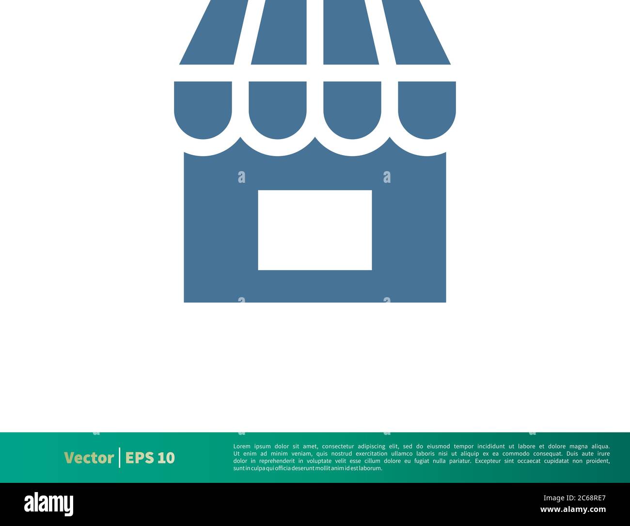 Shop, Store Icon Vector Logo Template Illustration Design. Editable ...