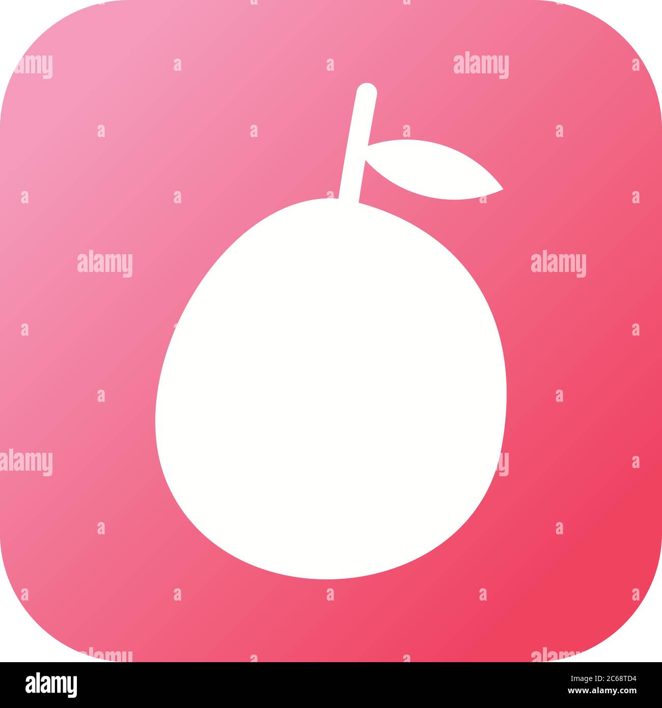 Unique Guava Vector Glyph Icon Stock Vector Image & Art - Alamy
