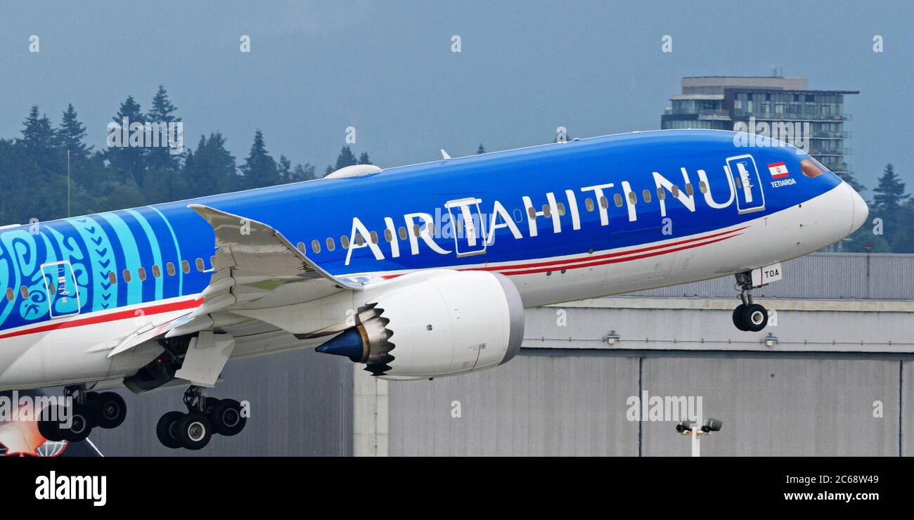 Richmond, British Columbia, Canada. 2nd July, 2020. An Air Tahiti Nui ...