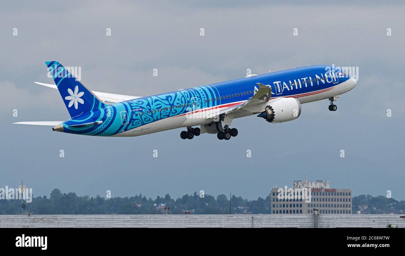 Richmond, British Columbia, Canada. 2nd July, 2020. An Air Tahiti Nui ...