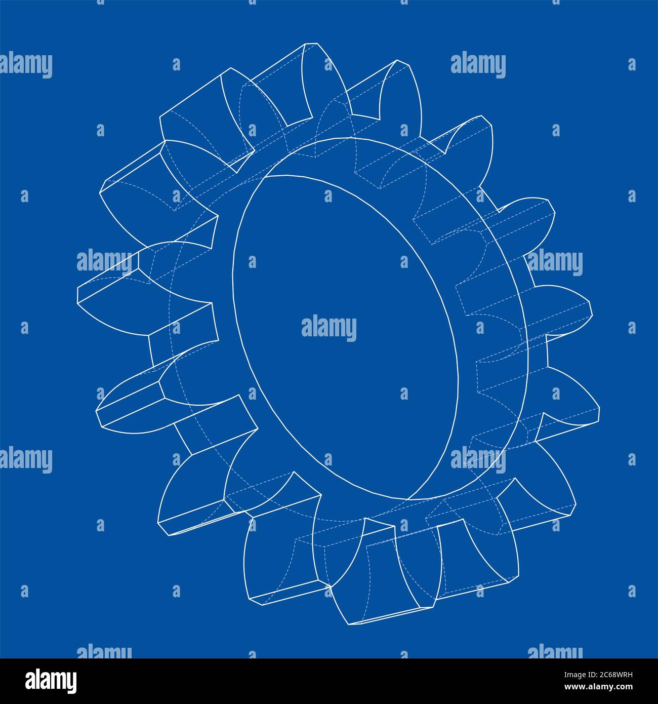 3D gear wheel. 3D illustration Stock Photo - Alamy