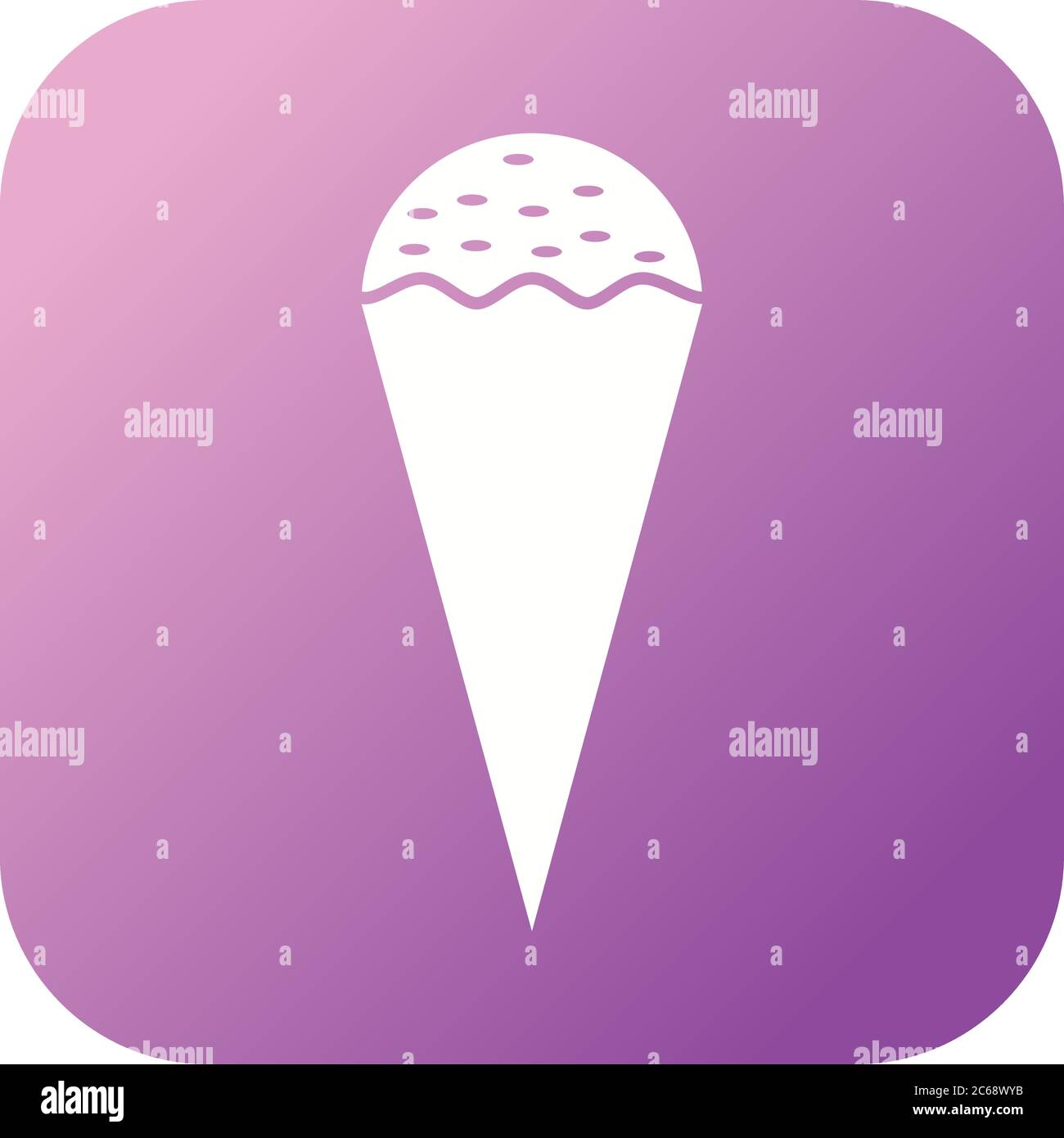 No ice cream glyph hi-res stock photography and images - Alamy