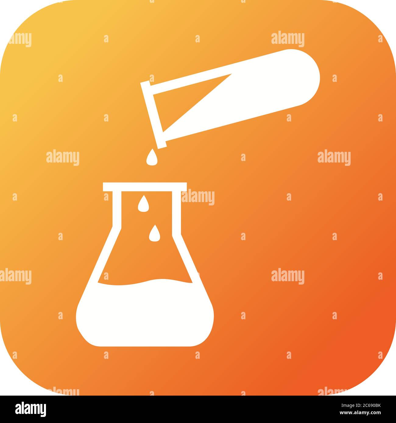 Beaker pouring Stock Vector Images - Alamy