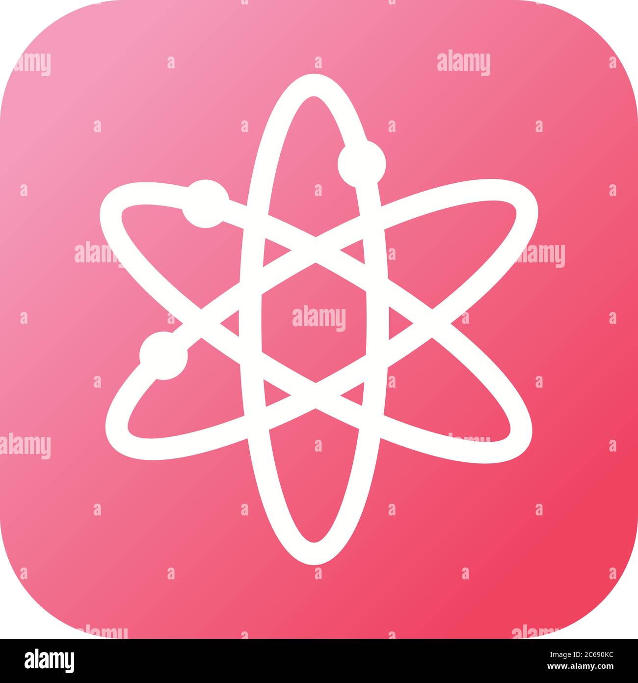 Atomic structure glyph hi-res stock photography and images - Alamy