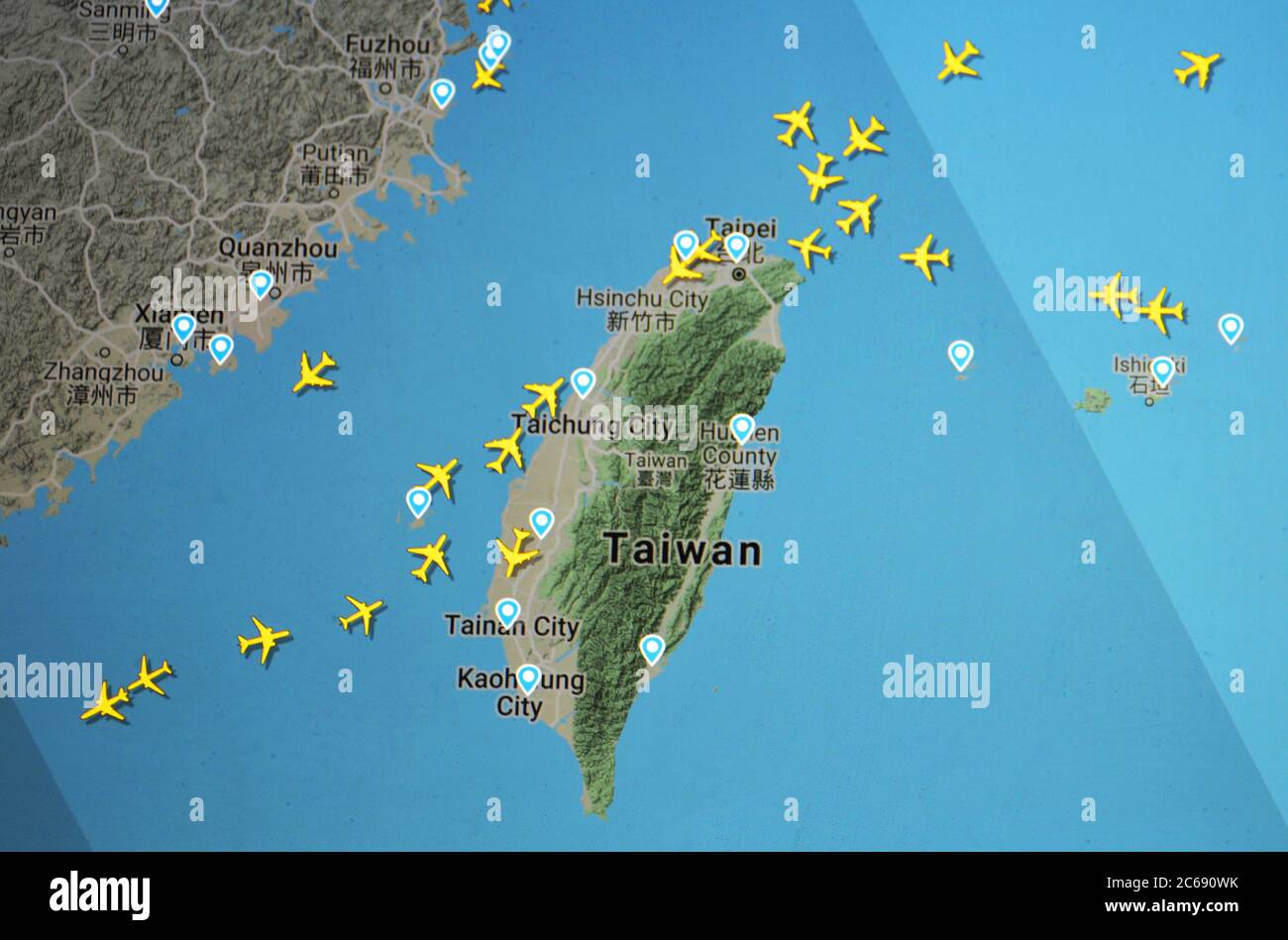 Plane radar mapping hi-res stock photography and images - Alamy