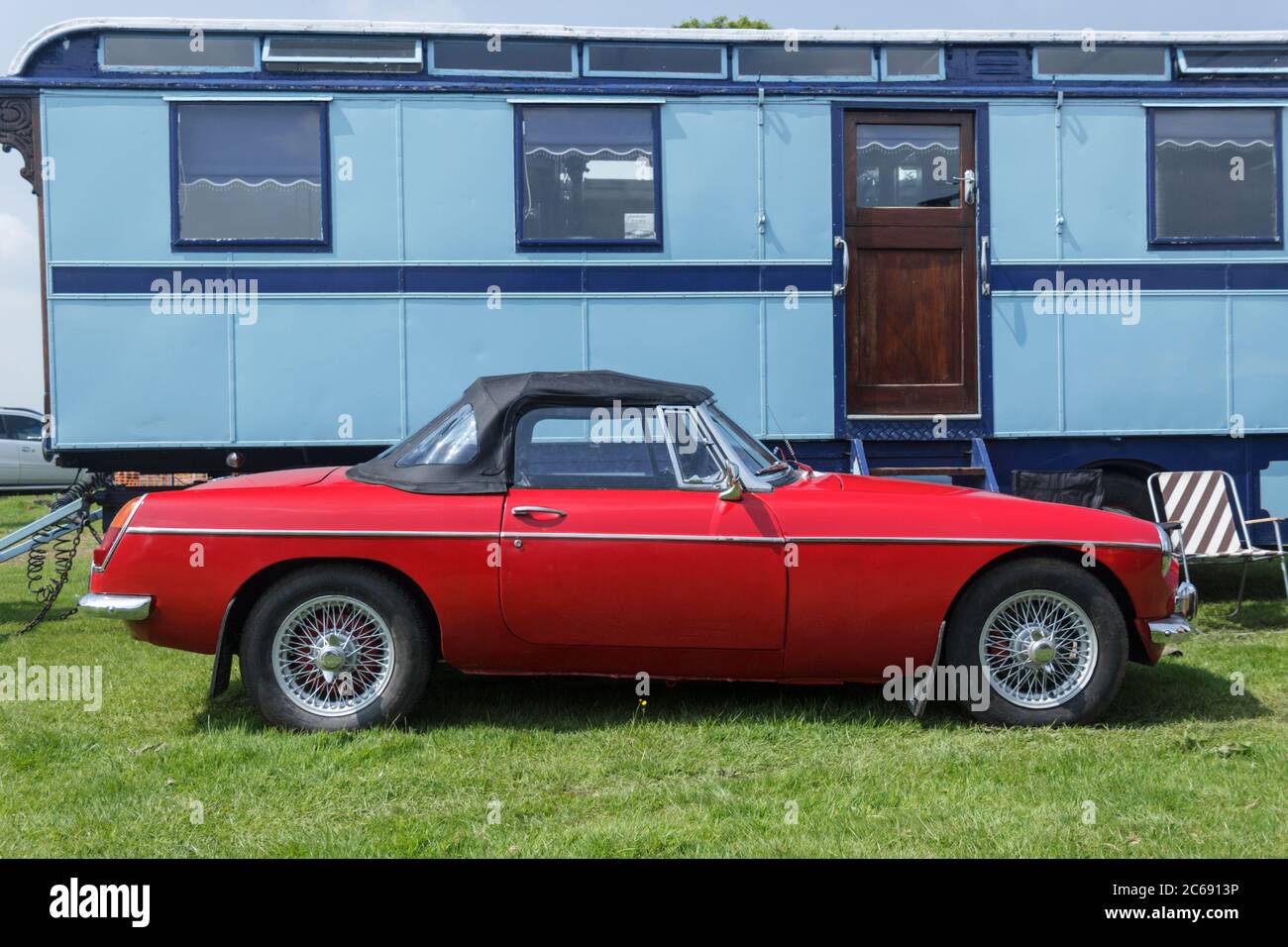 MGB side view Stock Photo - Alamy