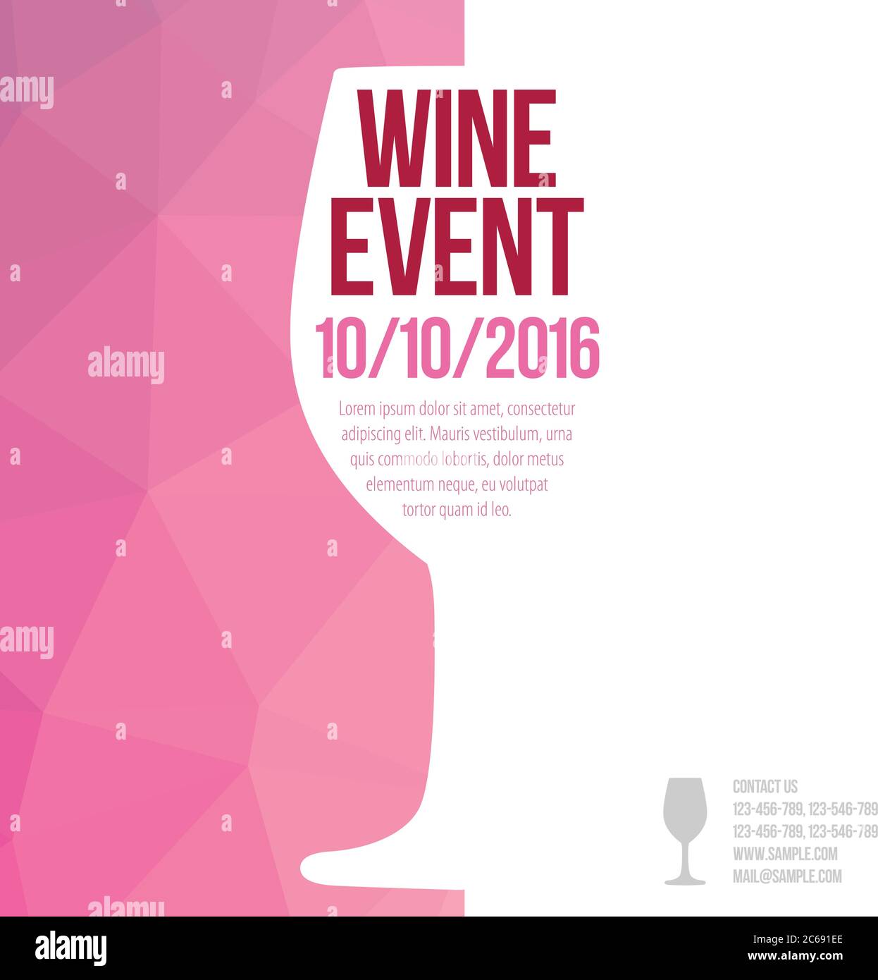 Design for wine event Stock Vector Image & Art - Alamy