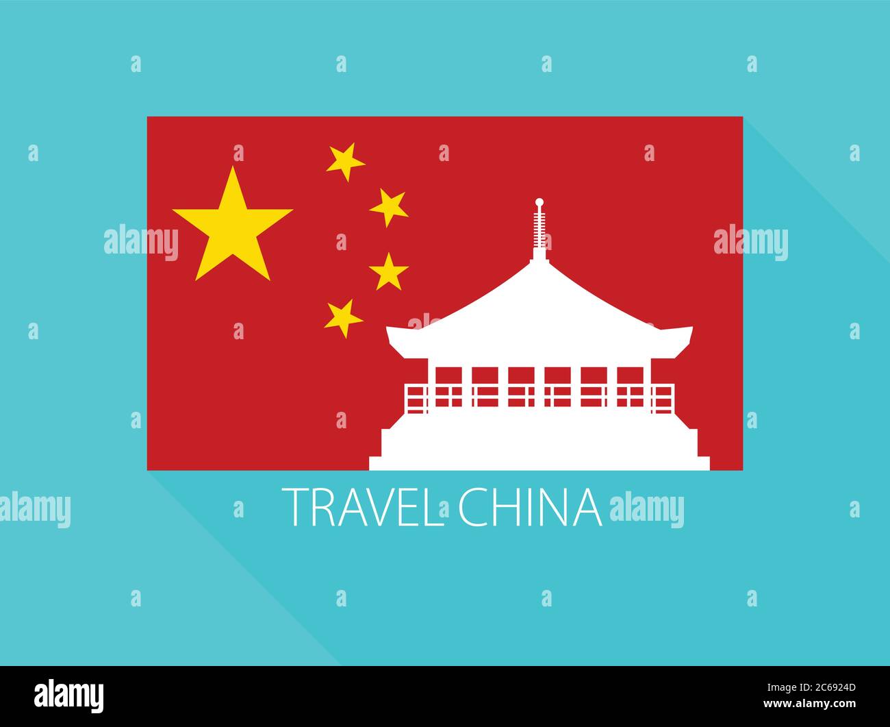 Flag of China vector Stock Vector Image & Art - Alamy