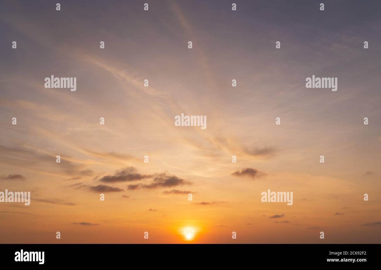 Abstract amazing Scene of stuning Colorful sunset with Moving clouds ...