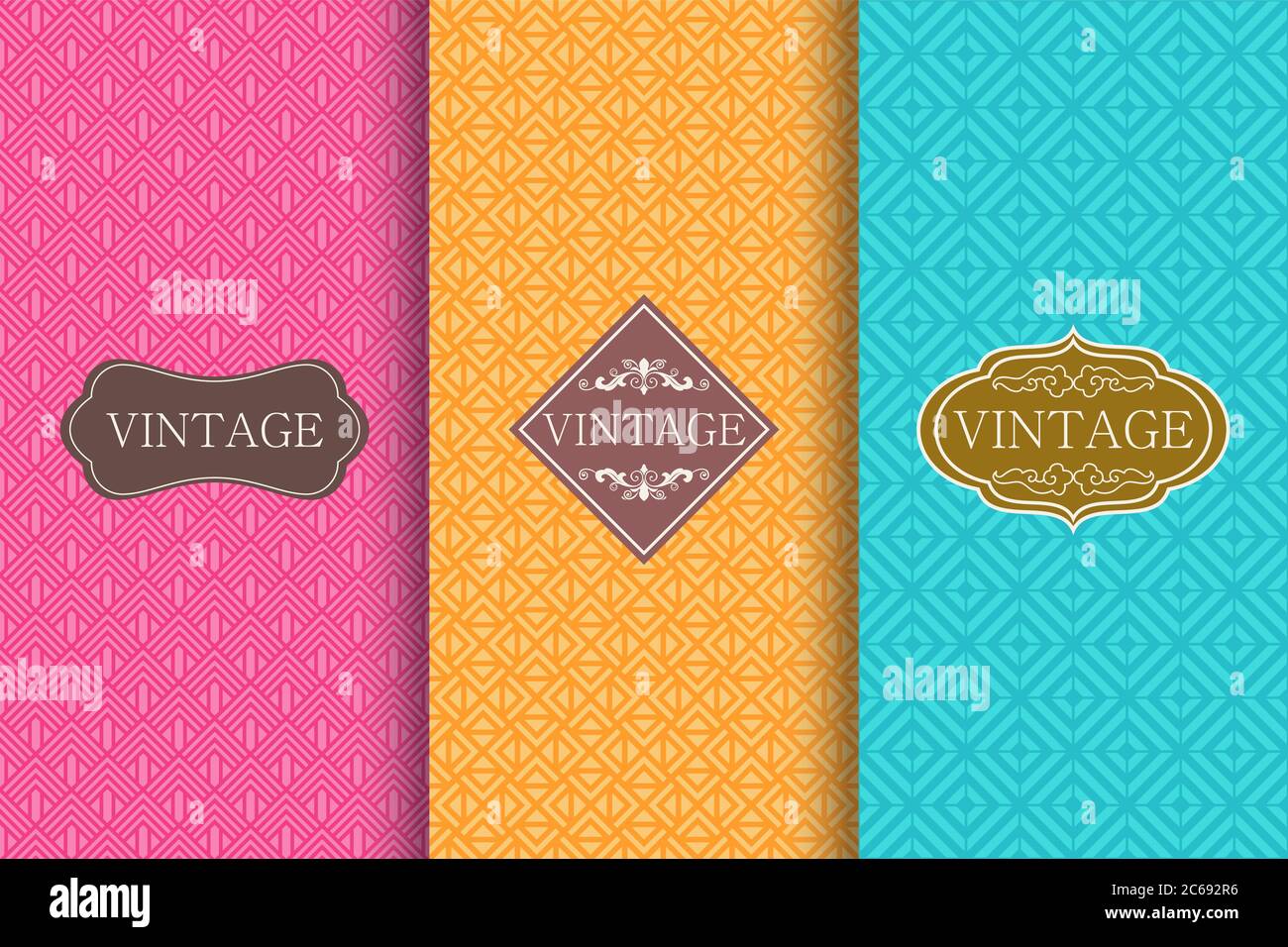 Surface pattern set Stock Vector Images - Alamy