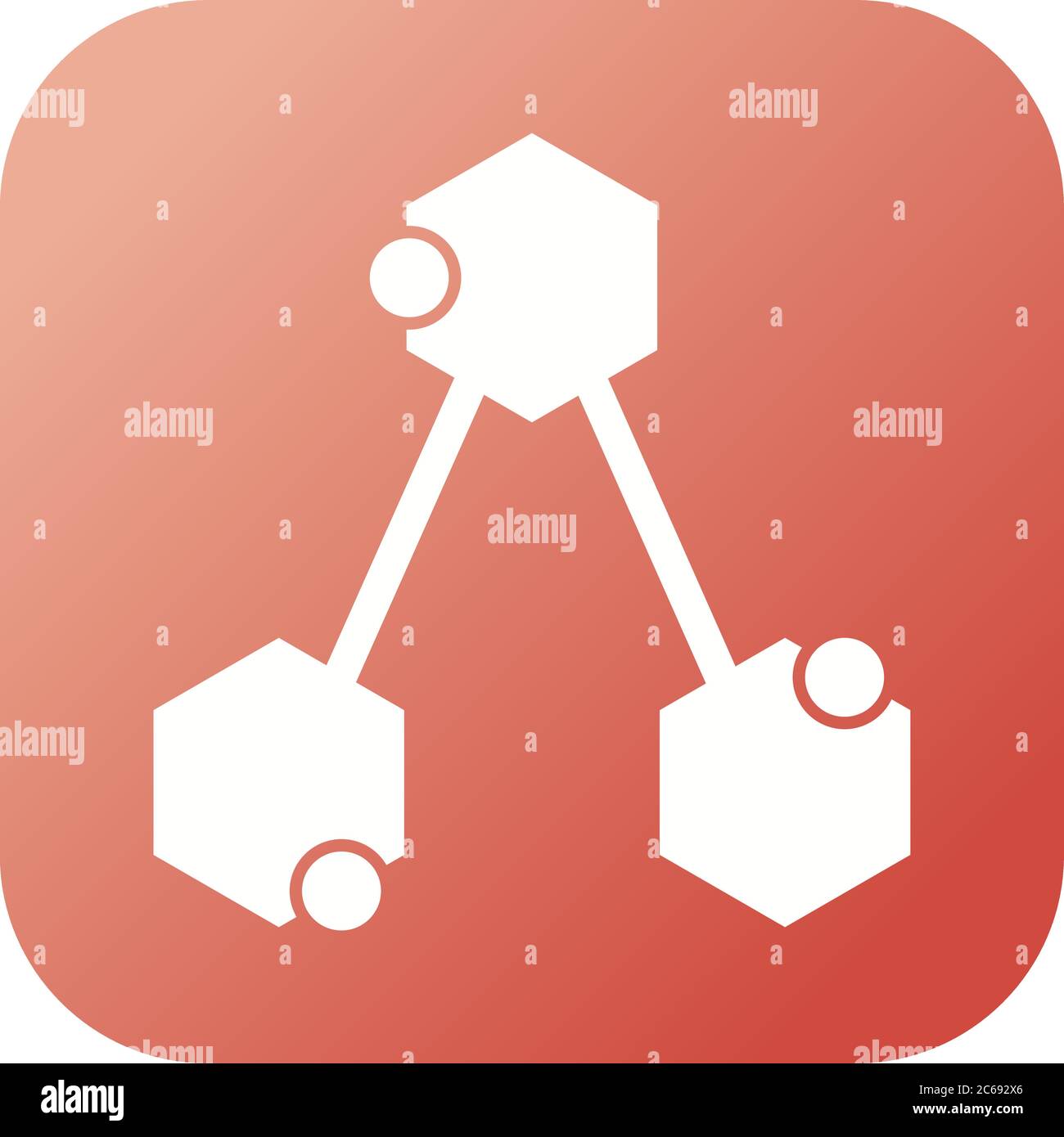 Unique Chemical Structure Vector Glyph Icon Stock Vector Image & Art ...