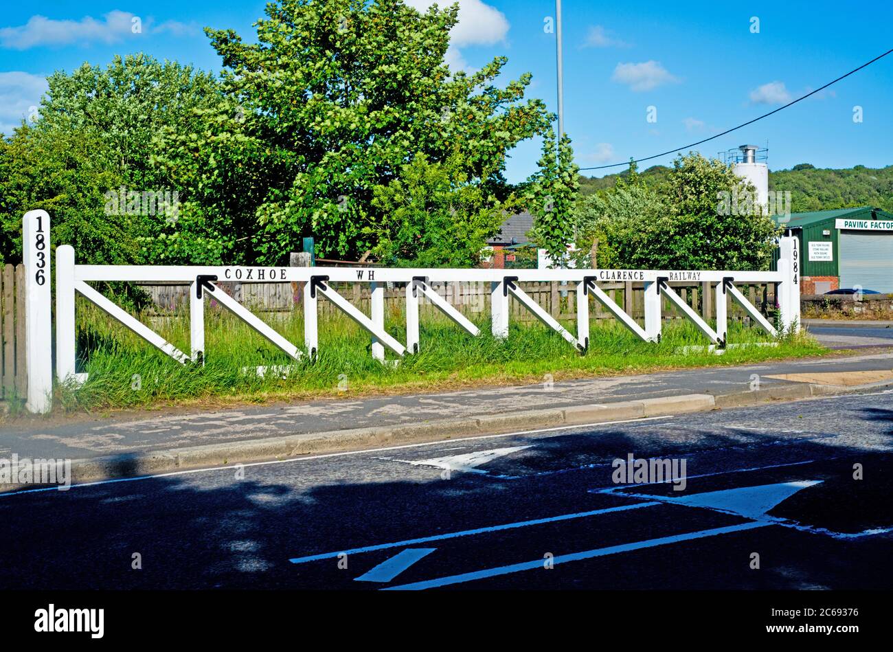 Former Level Crossing on the West Hartlepool and Clarence Railway ...