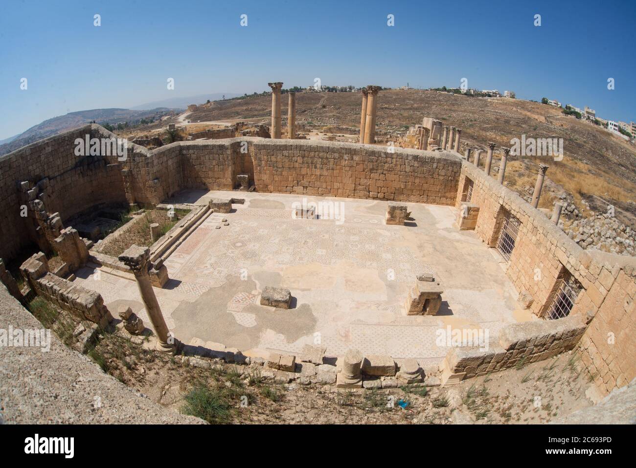 Jerash churches hi-res stock photography and images - Alamy