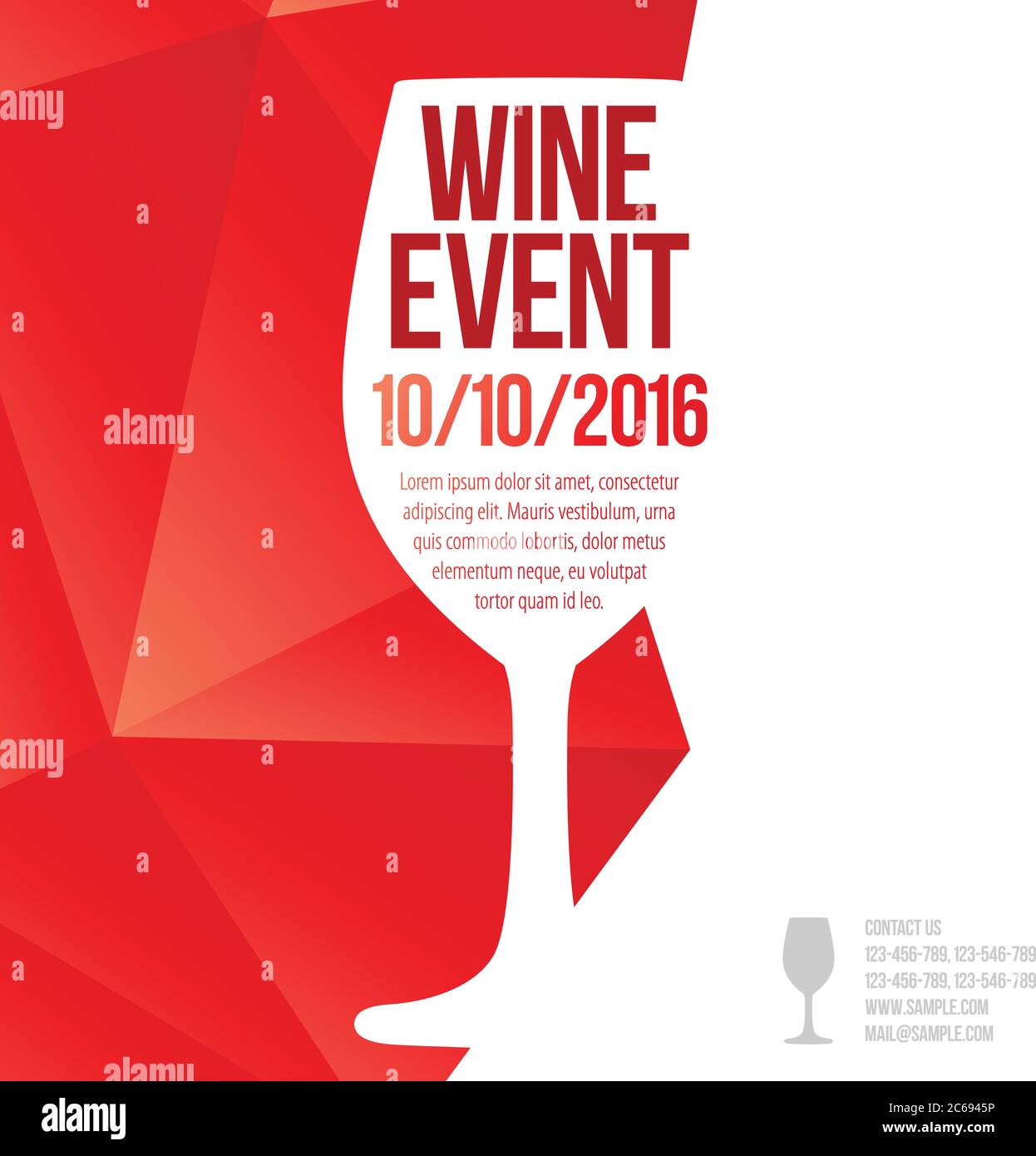 Wine Tasting Invitation Stock Vector Images - Alamy