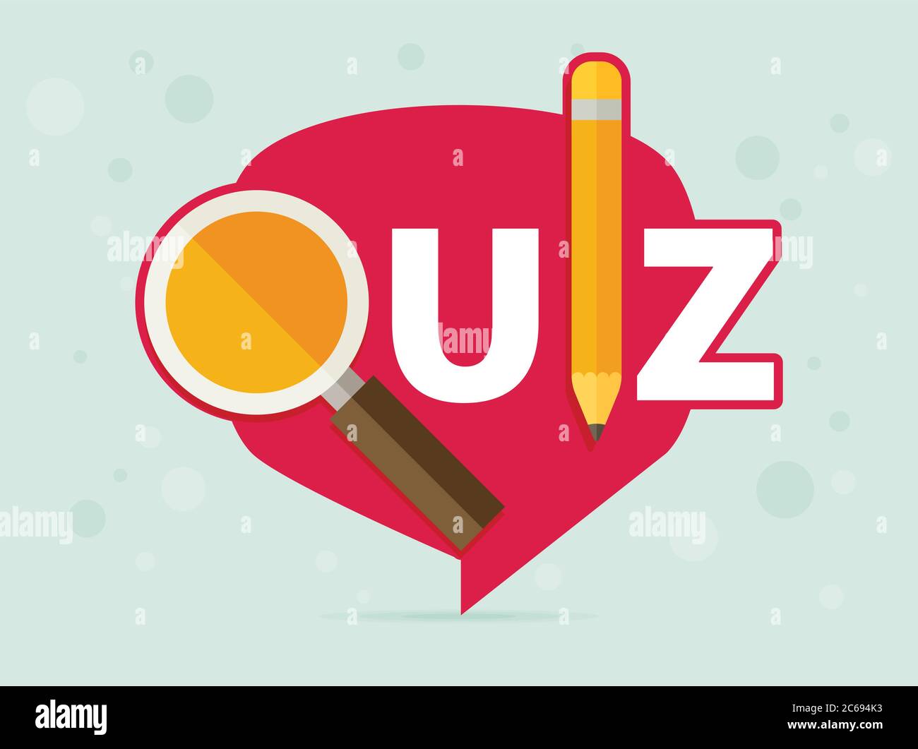 Quiz related concept vector illustration Stock Vector Image & Art - Alamy