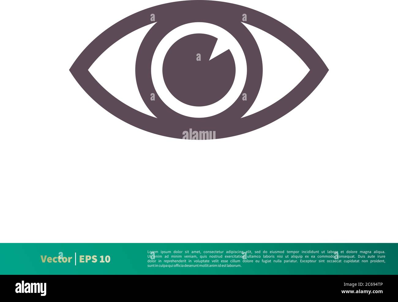 Eye Vision, View Icon Vector Logo Template Illustration Design ...