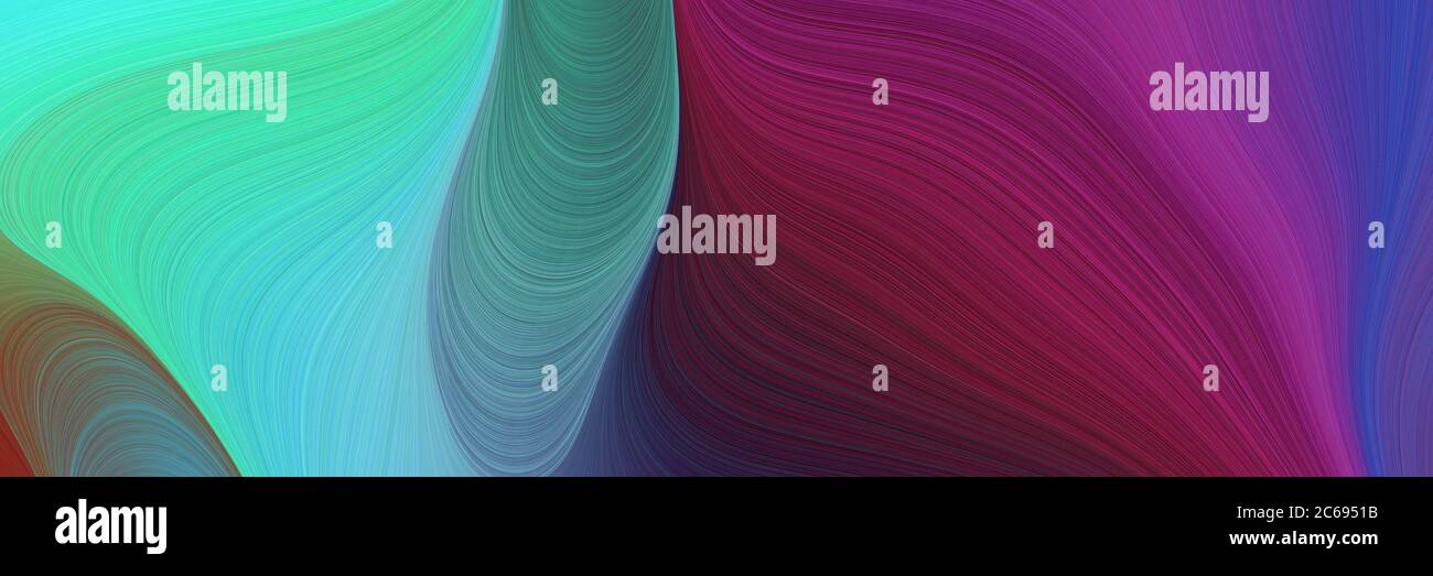 abstract artistic background with lines and old mauve, medium turquoise ...