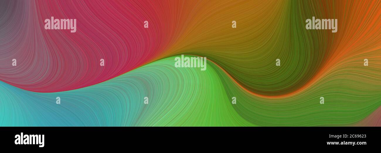 abstract colorful background with lines and brown, pastel green and ...