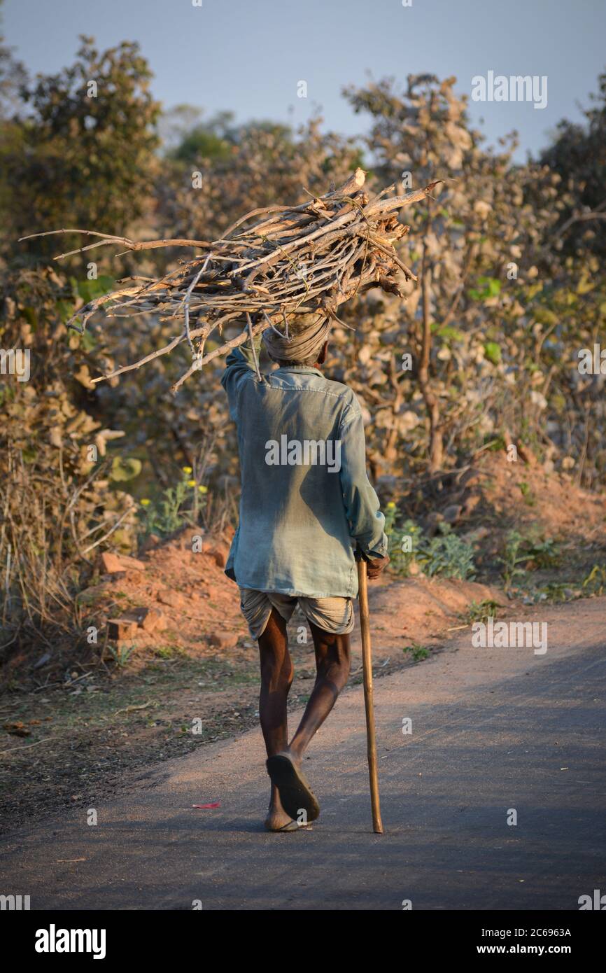 Old man carrying heavy load hi-res stock photography and images - Alamy