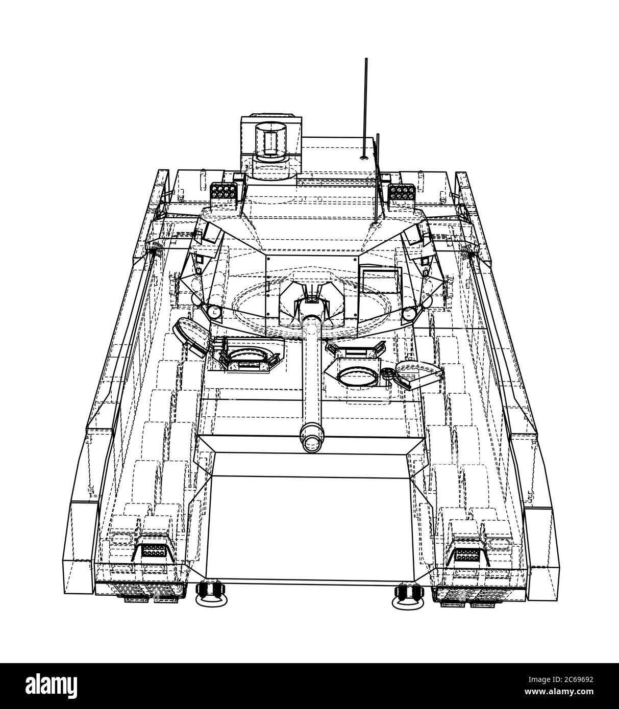 Battle tank detail Black and White Stock Photos & Images - Alamy