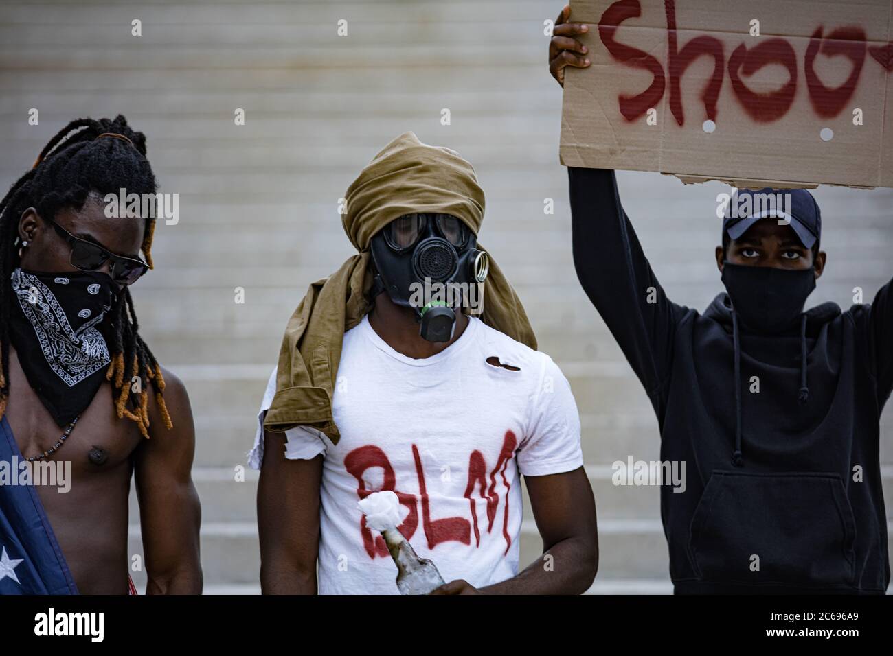 Tired police officer hi-res stock photography and images - Alamy
