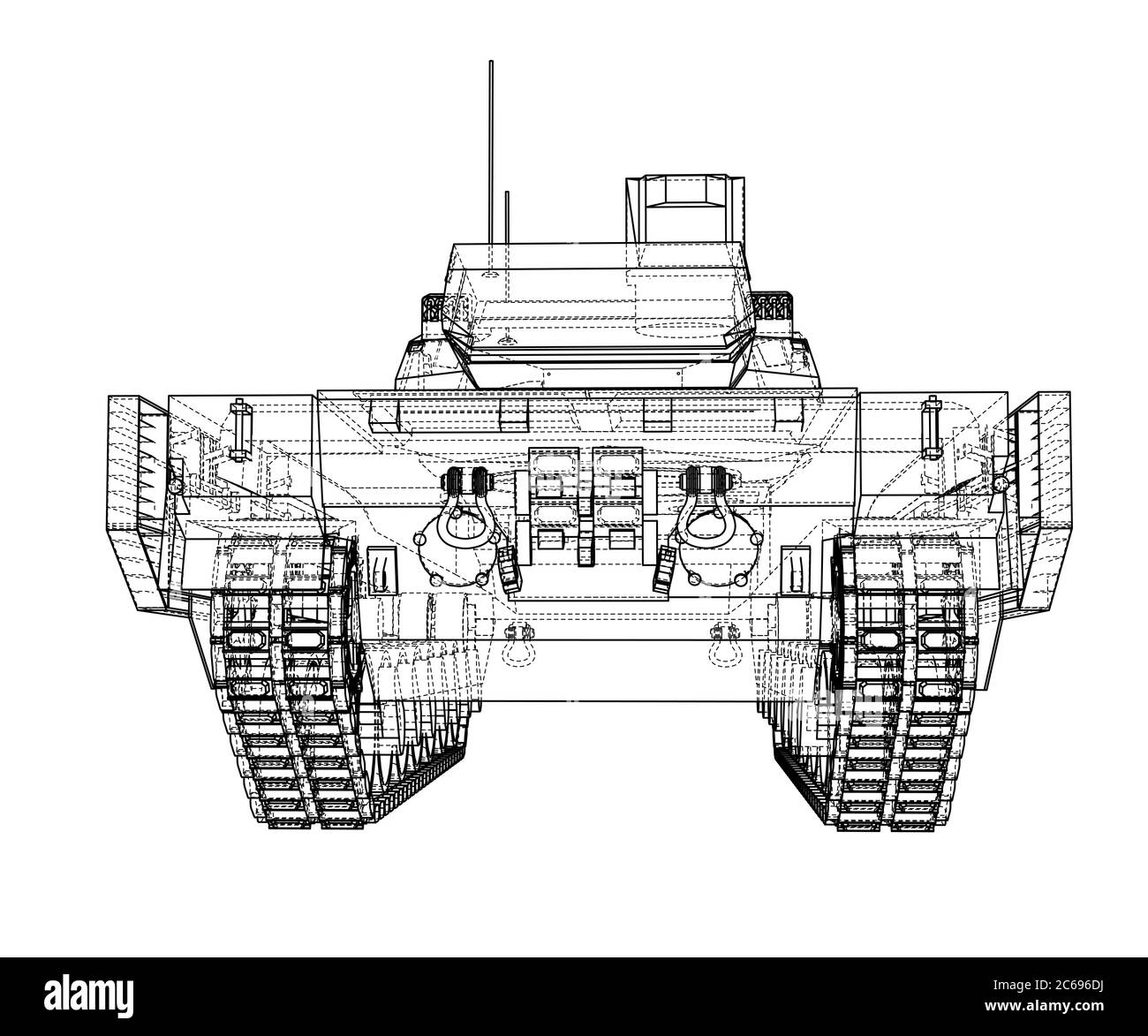 Artillery blueprint Cut Out Stock Images & Pictures - Alamy